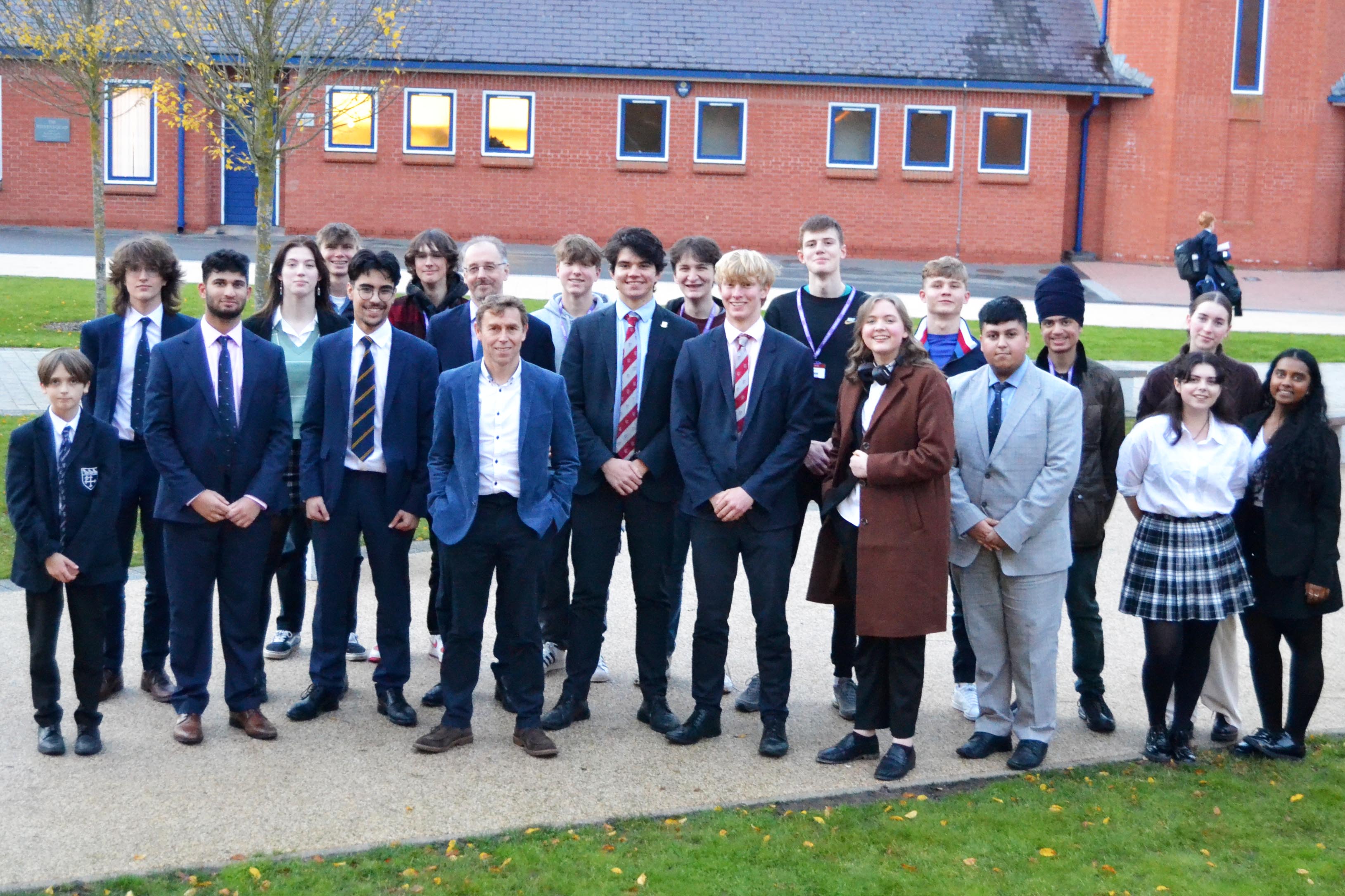 Encounters of the educational kind: Professor Smartt introduces pupils ...